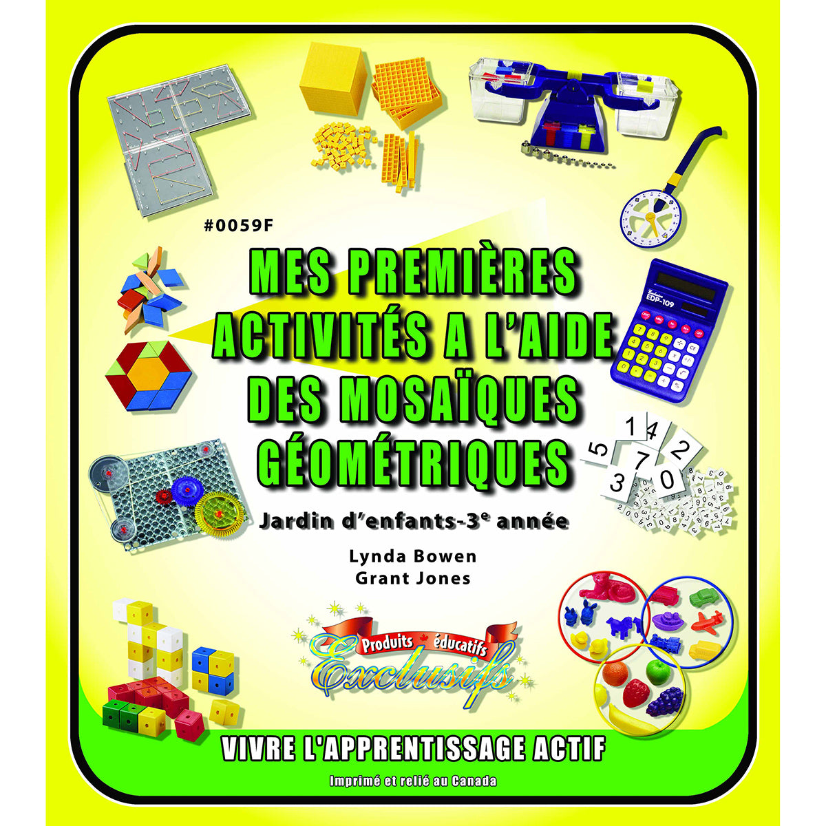 French Pattern Block Activities Binder - Grades K to 3