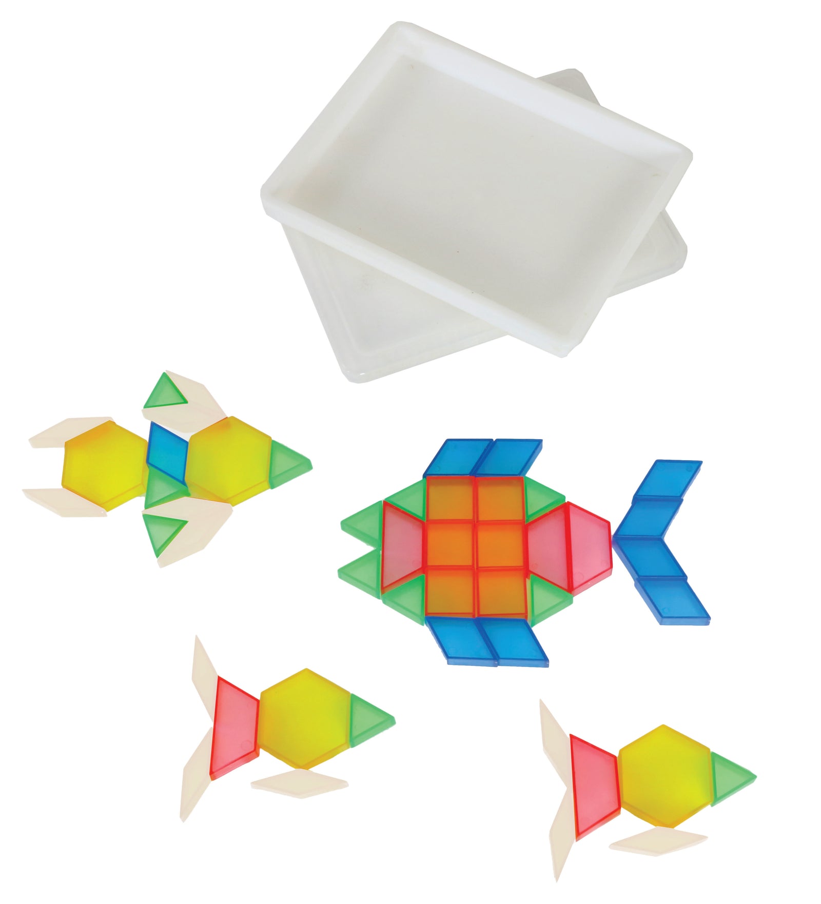 See Thru Pattern Blocks - Set of 49
