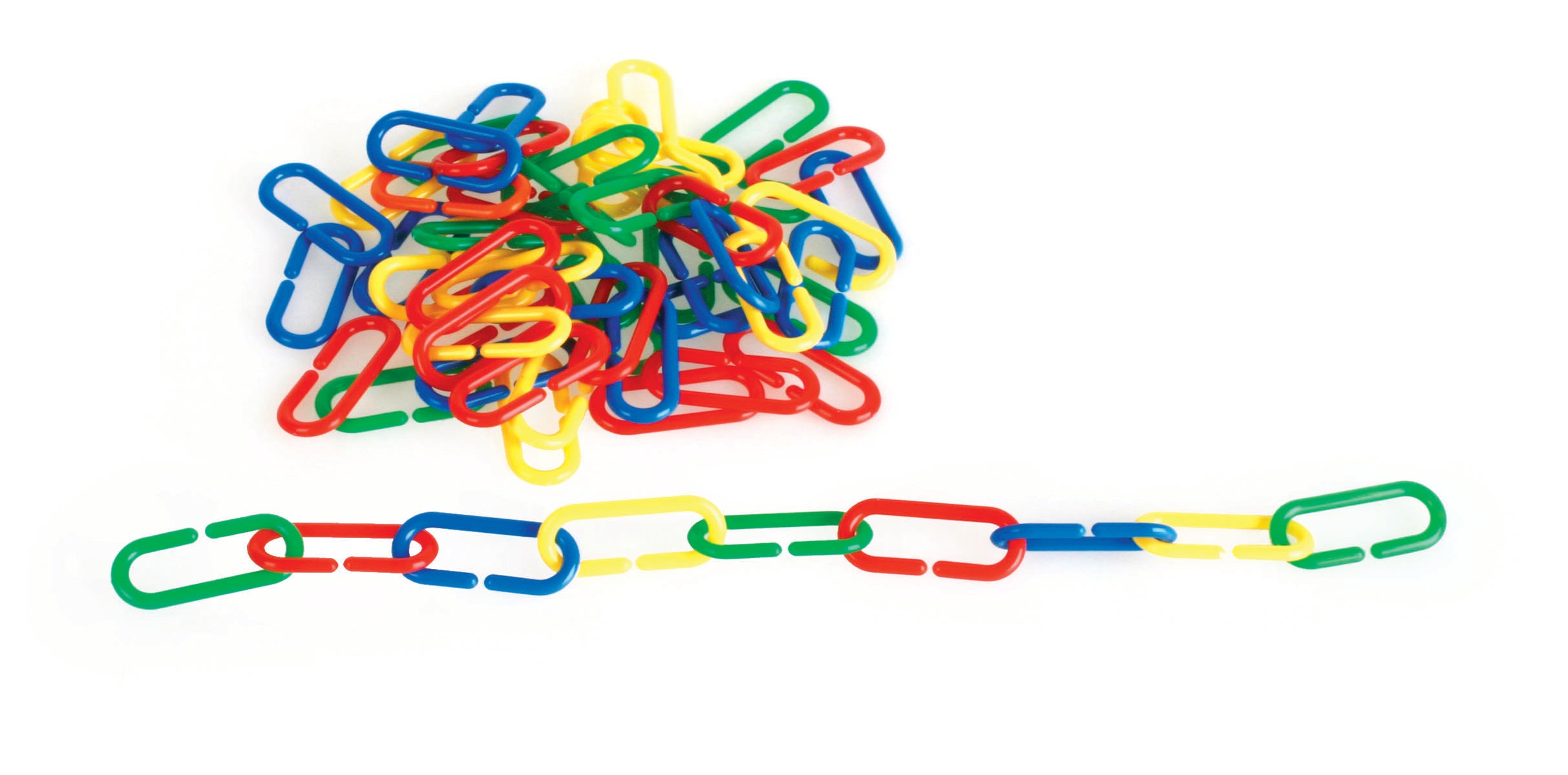 4 Color Chain Links - Set of 100