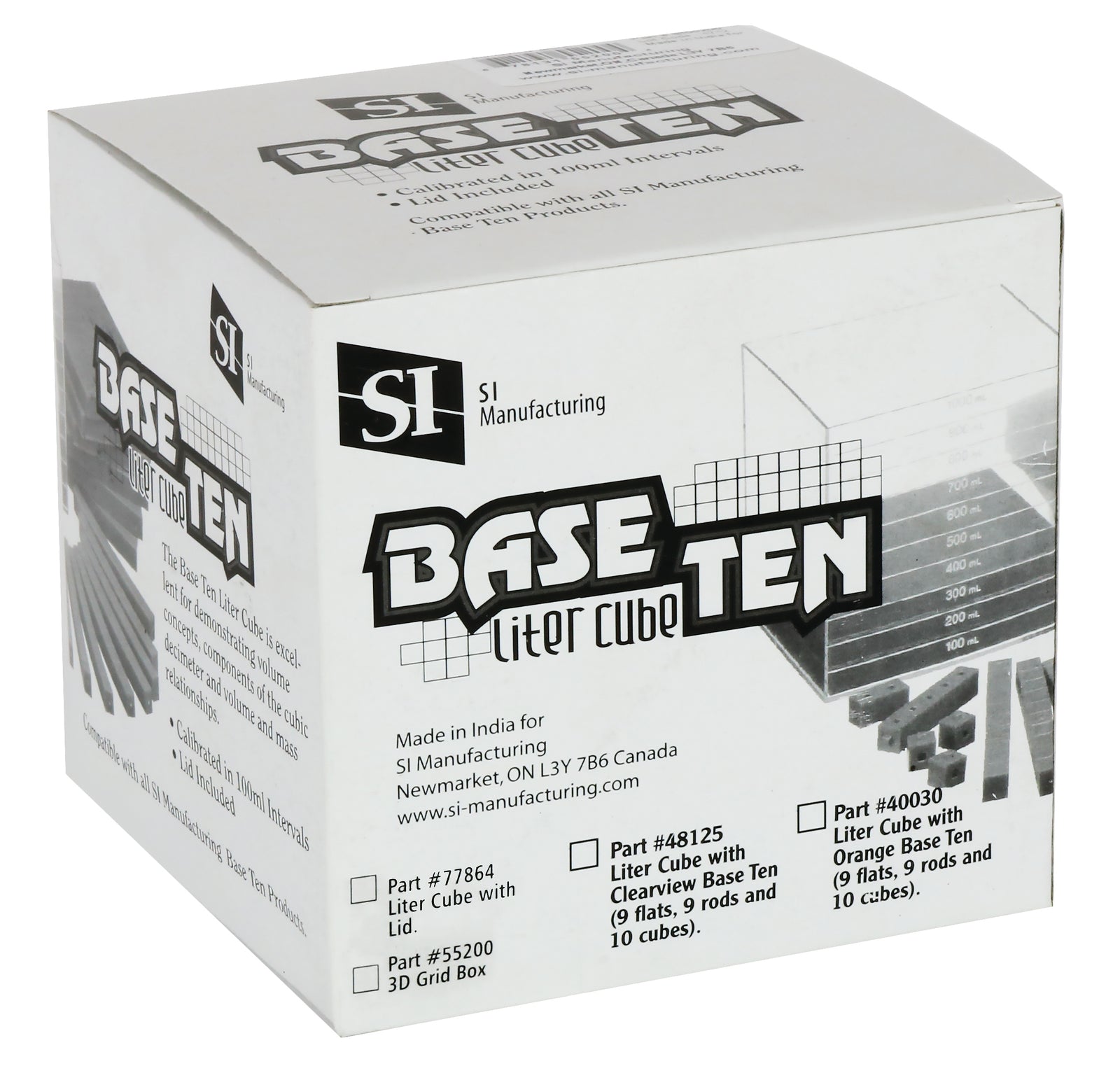 Clearview Liter Cube Set