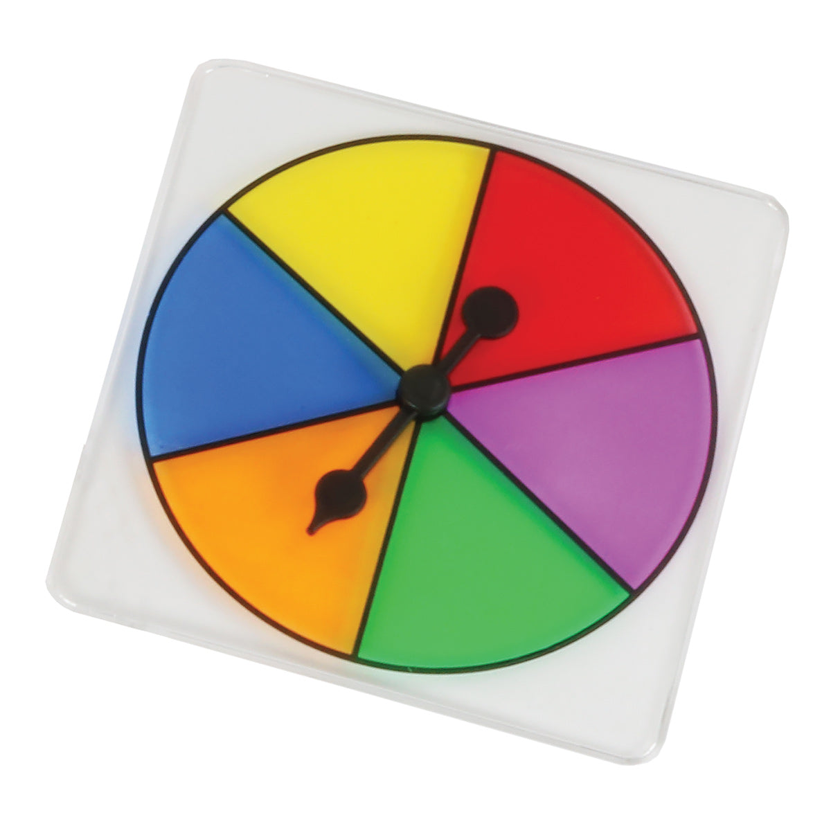 Transparent 6 Color Spinner