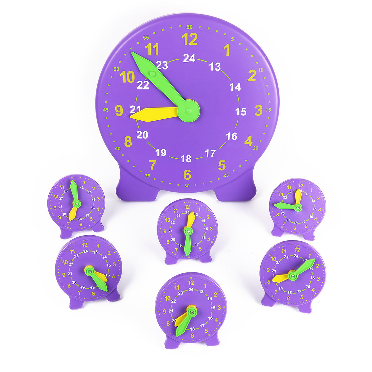 24 Hour Advanced Student Clock - Set of 25