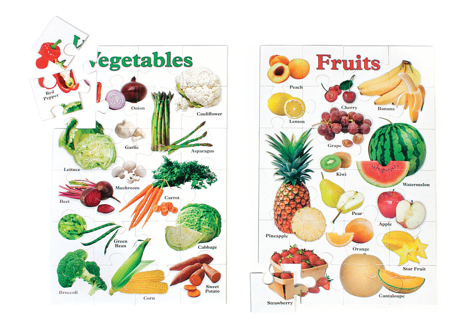 Real Fruit Floor Puzzle